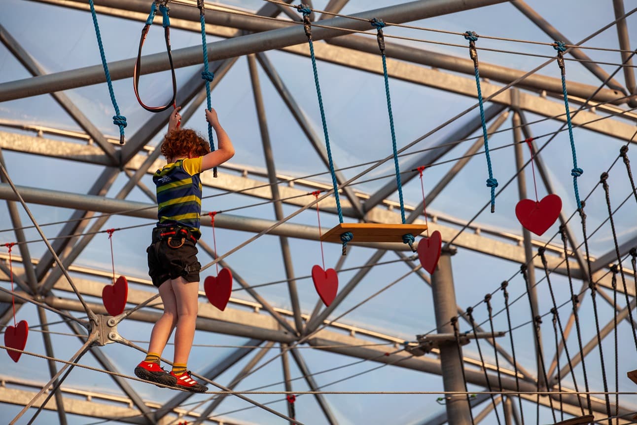 Serendome | Indoor Outdoor Adventure Play | Bluestone Wales